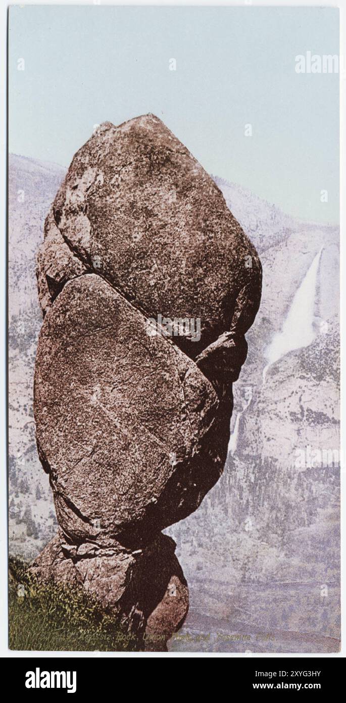 Agassiz Rock - Union Point and Yosemite Falls Stock Photo - Alamy