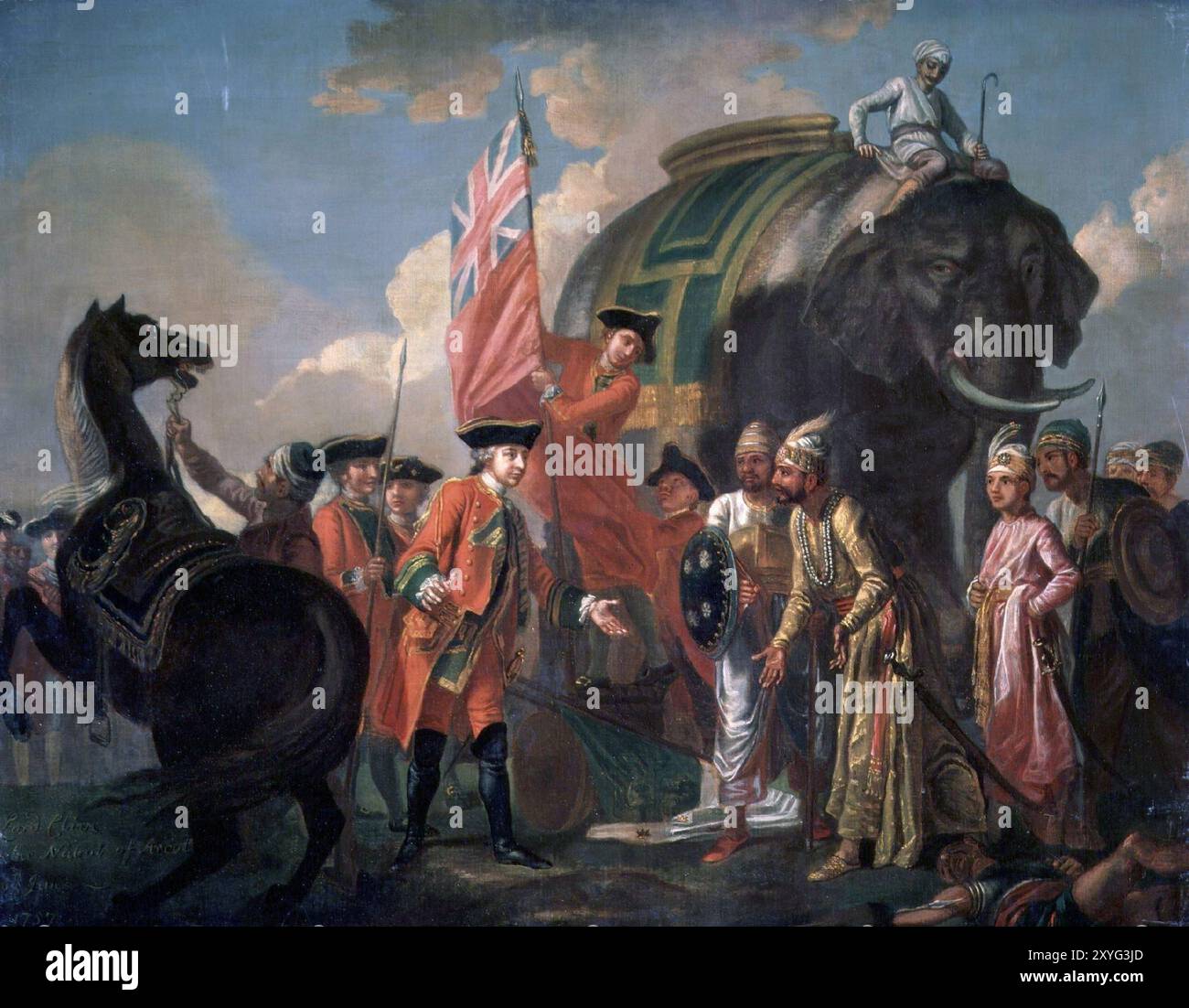 Robert Clive's victory at the Battle of Plassey established the East ...