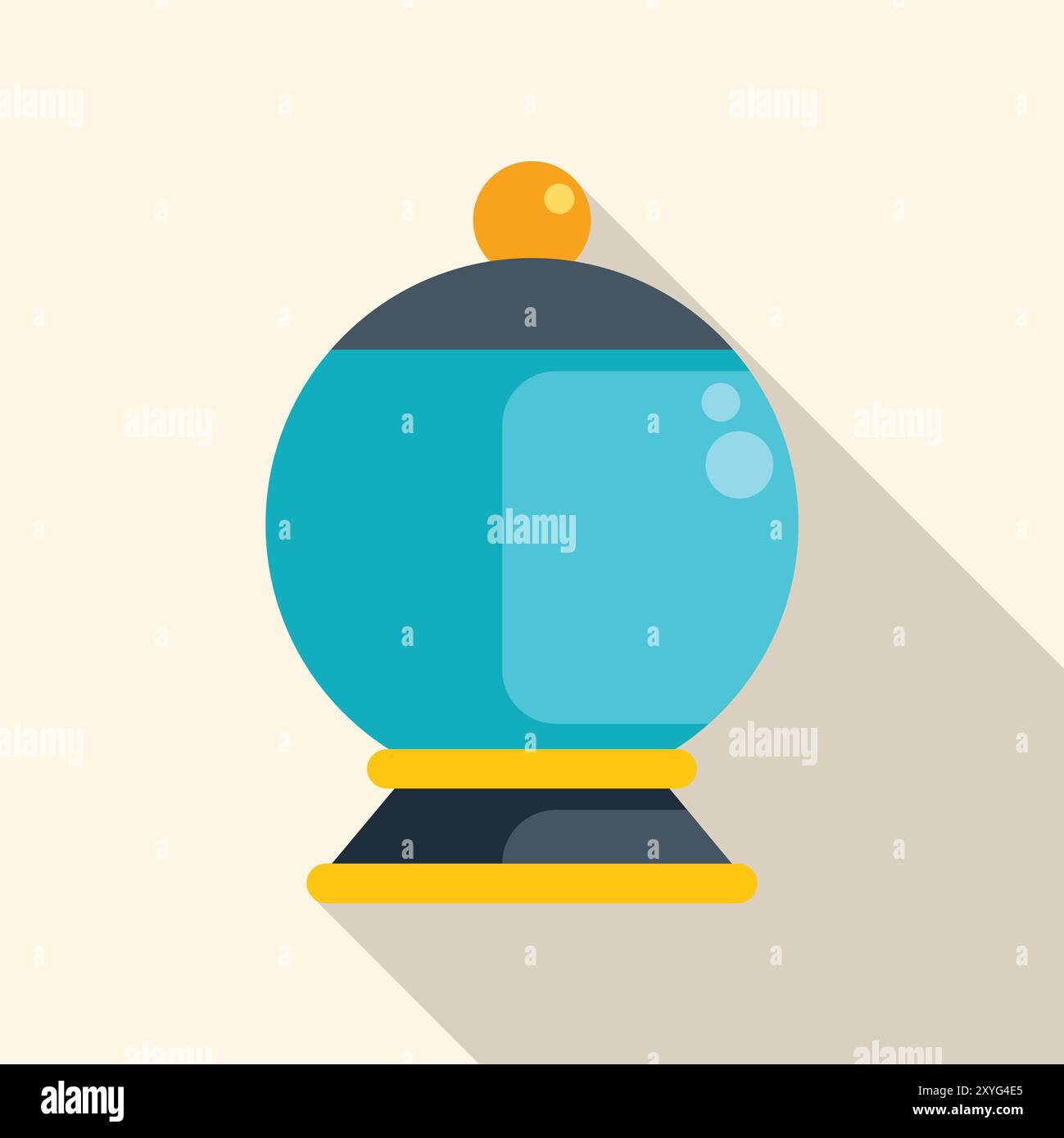 Mystical crystal ball background image Stock Vector Images - Alamy