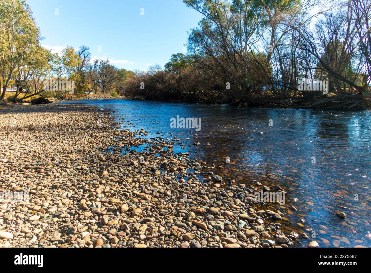 Photograph of the Tumut River flowing peacefully through the regional ...
