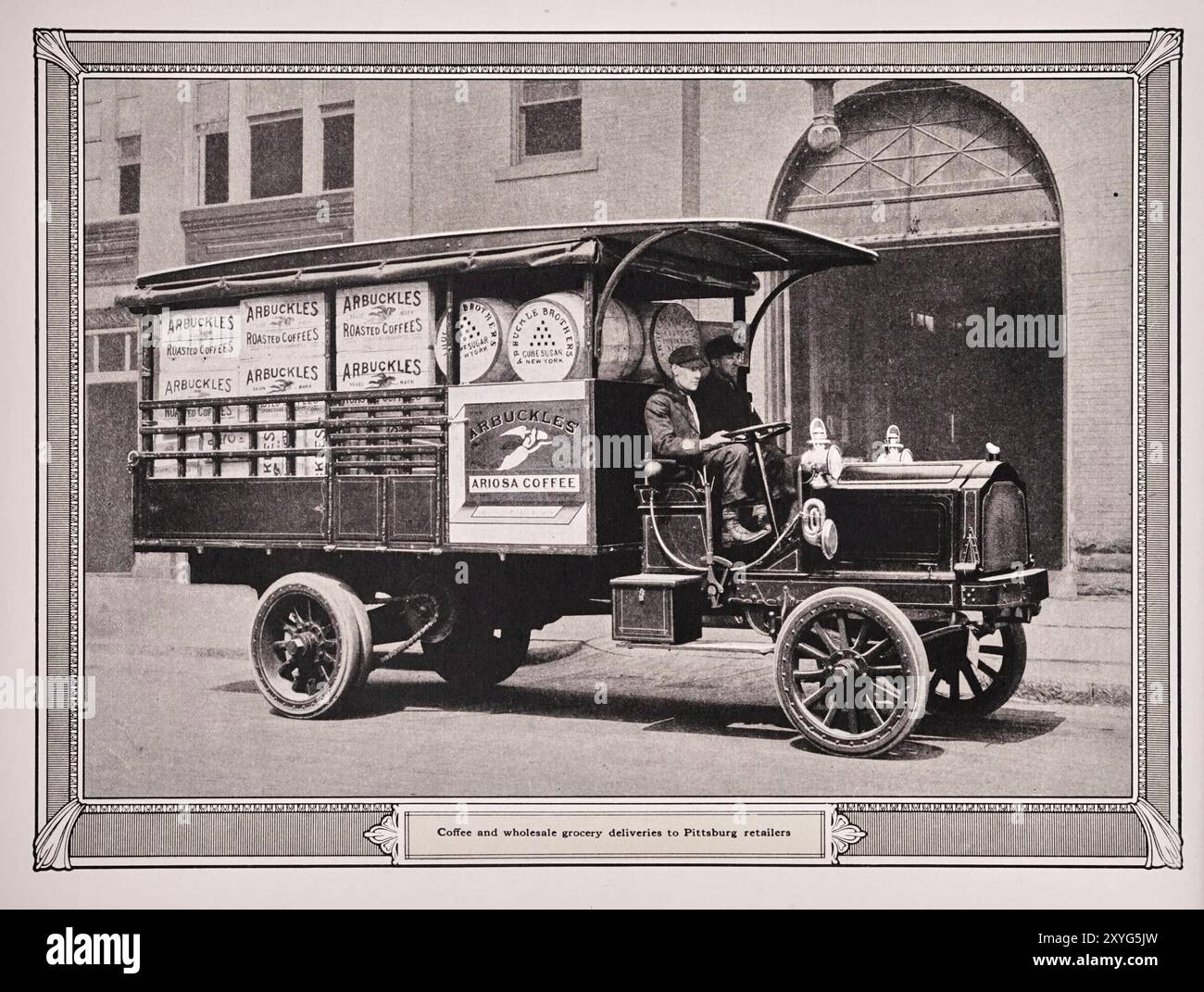 The Packard three-ton truck with standard platform, body number 180, in ...