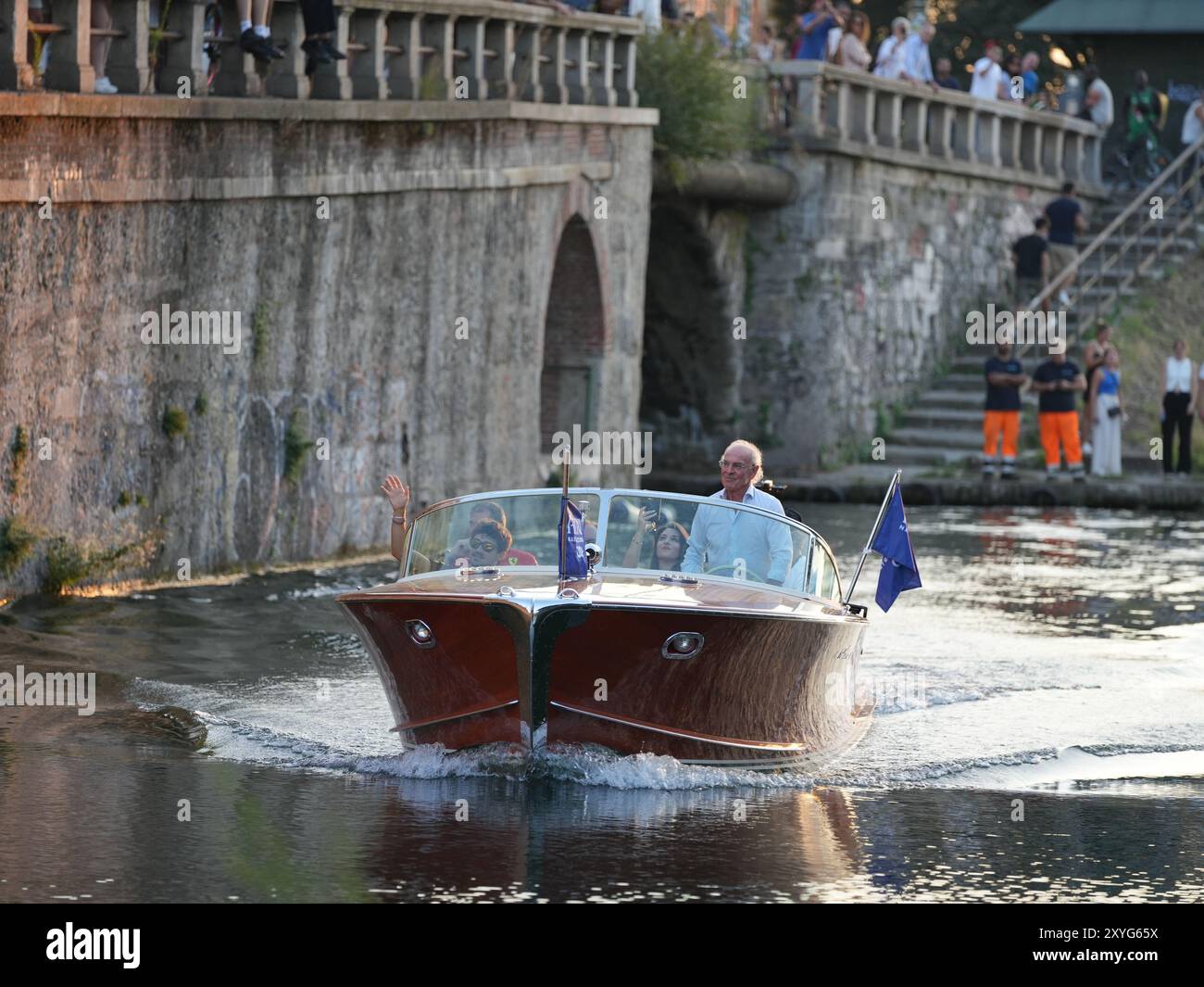 Milan - Leclerc at the Ferrari Peroni Event in Darsena - Ferrari fans ...