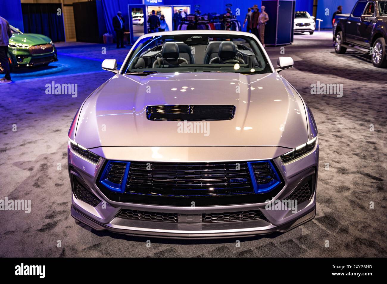 New York City, USA - March 27, 2024: Ford Mustang GT California Special ...