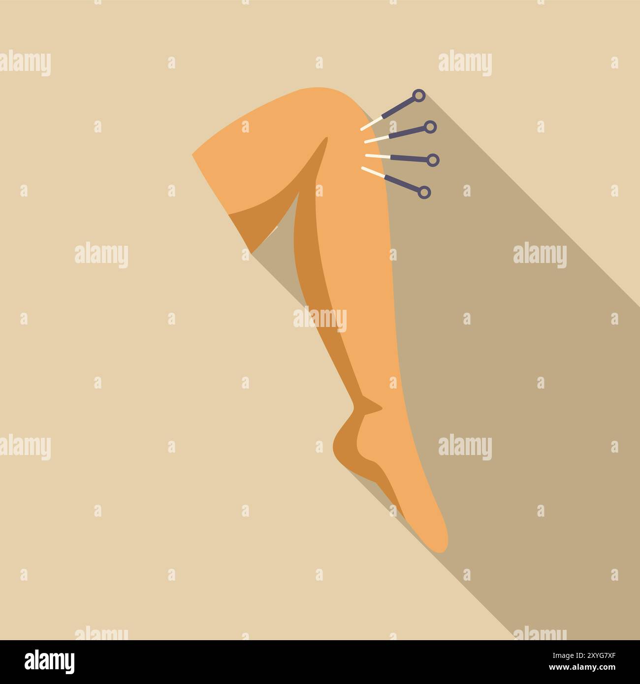 Leg injury, chinese Stock Vector Images - Alamy