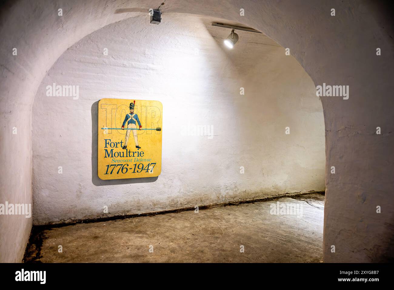 Fort Moultrie Underground Tunnels Sullivans Island South Carolina ...
