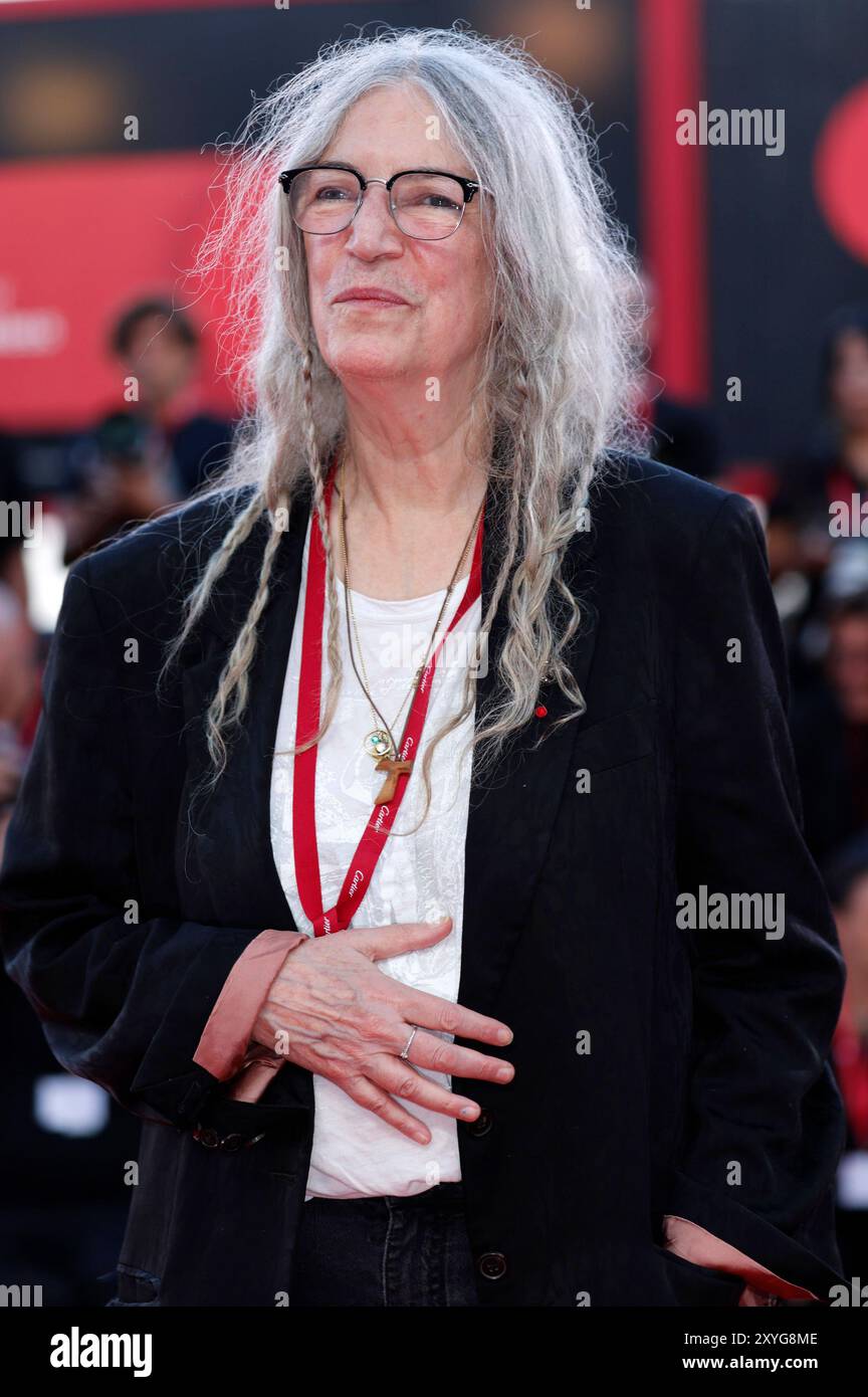 Patti Smith bei der Premiere des Kinofilms Maria auf der Biennale di ...