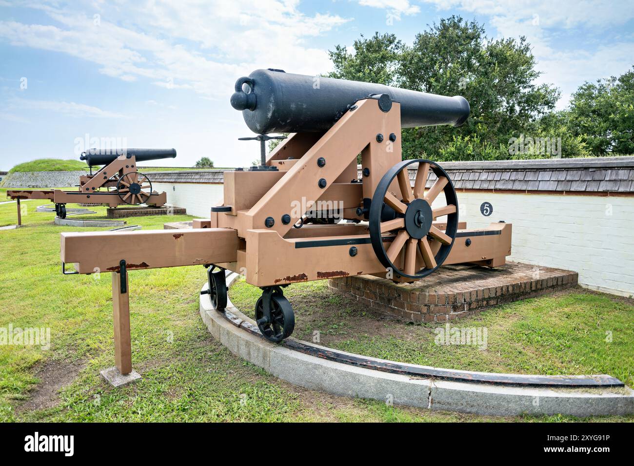 Fort Moultrie Civil War Cannon Sullivan's Island South Carolina ...