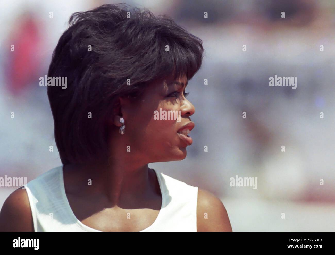 Oprah Winfrey at the opening ceremonies of the 1994 World Cup in ...