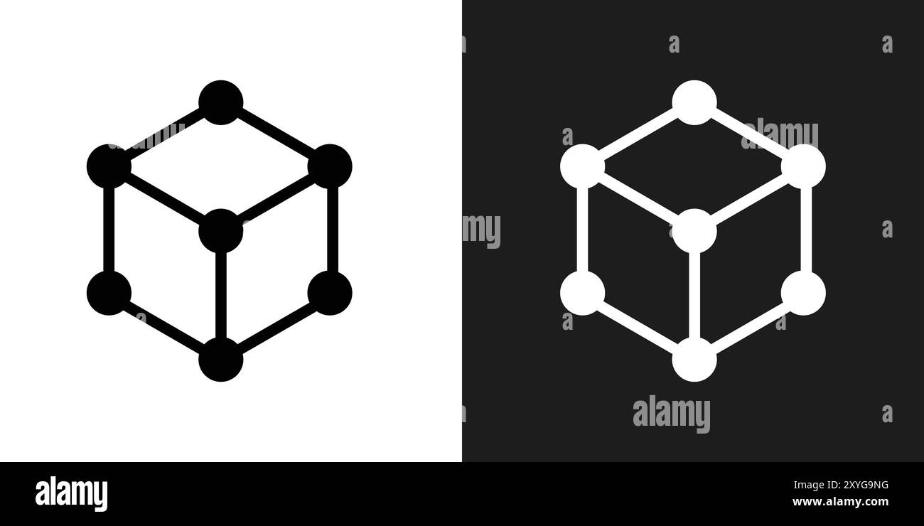 Bim icon logo sign vector outline in black and white color Stock Vector ...