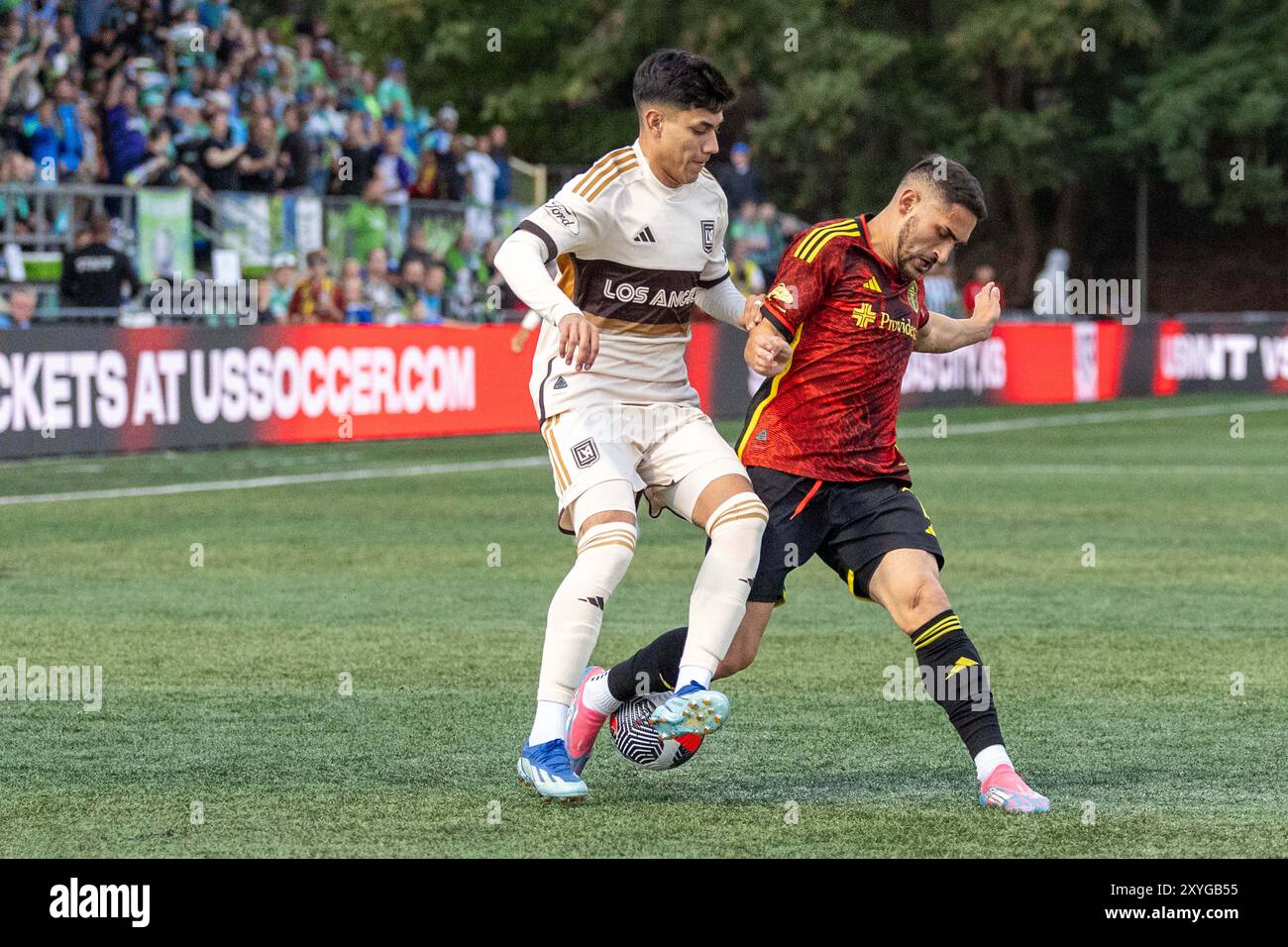 Twquilla, Washington, USA. 29th Aug, 2024. Seattle Sounders player ...