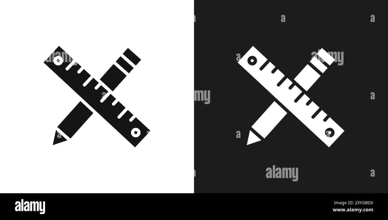Pencil Ruler Icon Pencil Ruler Vector Hd PNG Images, Vector Pencil And