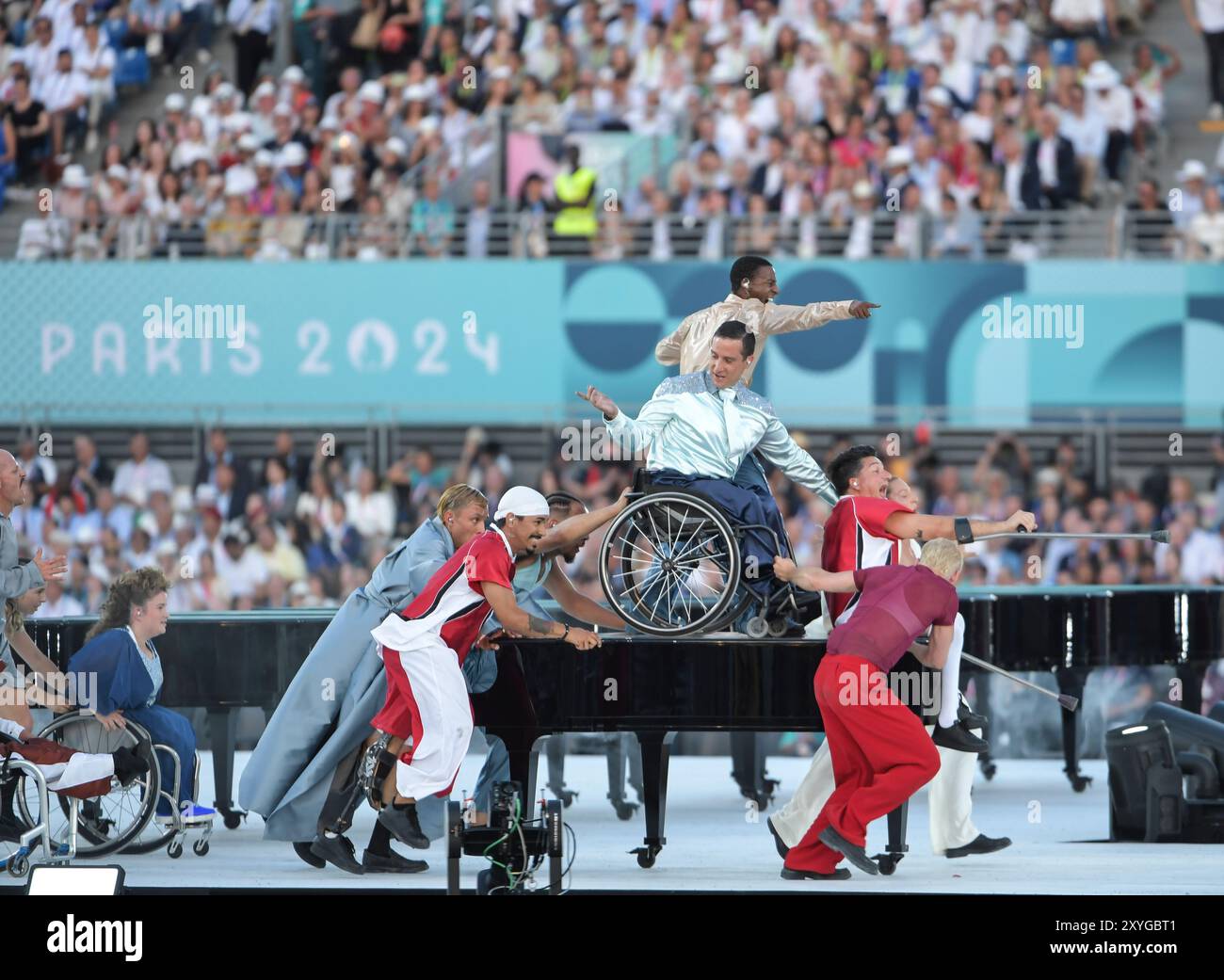 The Opening Ceremony of the Paralympic Games Paris 2024, at Place de la ...