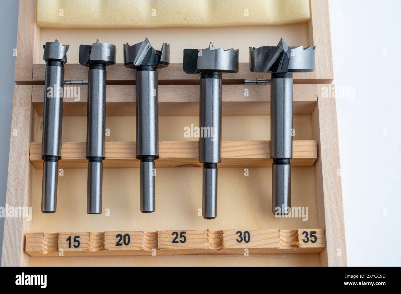 set of preciaion metal forstner bits for engineering and woodworking in ...