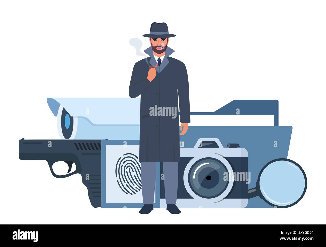 Suspect in case murder Stock Vector Images - Alamy