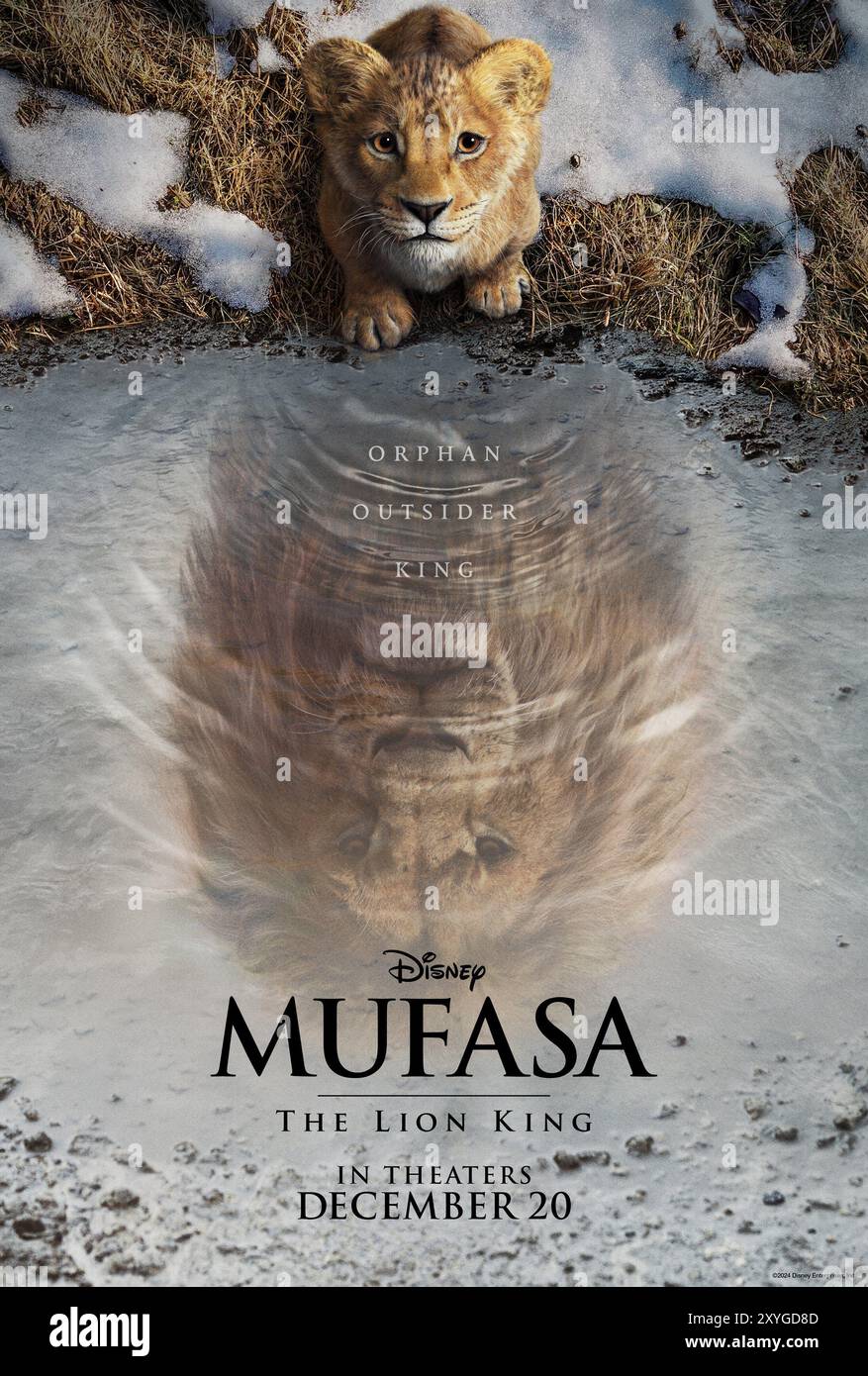 Mufasa The Lion King movie poster Stock Photo - Alamy