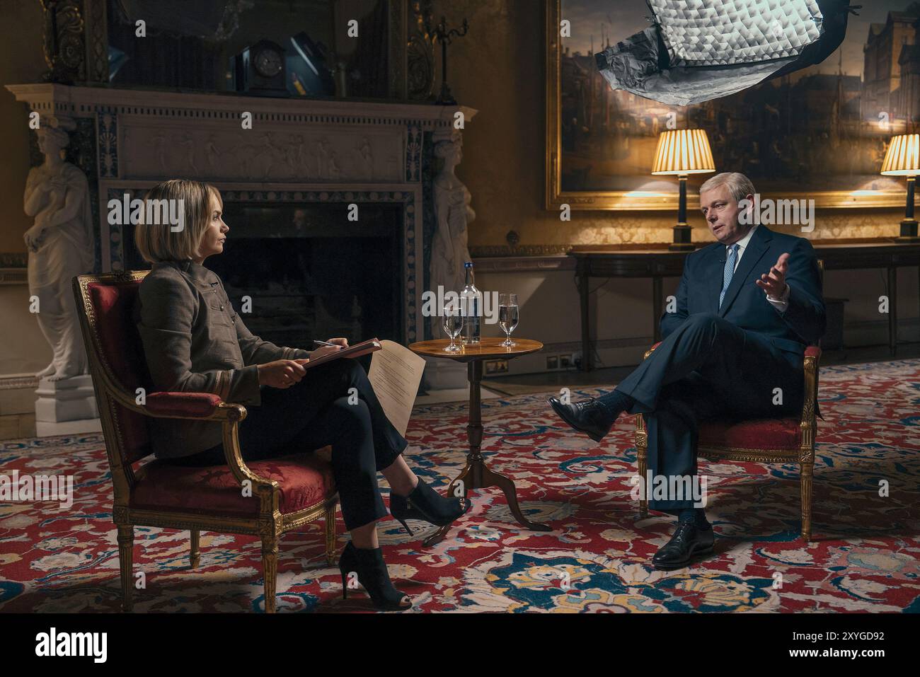 A Very Royal Scandal Michael Sheen & Ruth Wilson Stock Photo - Alamy