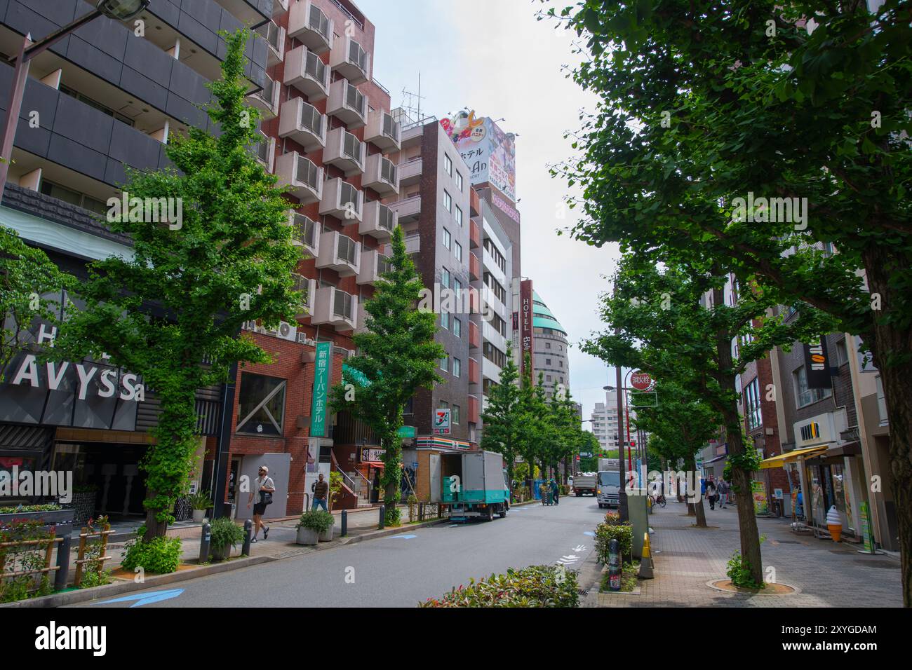Modern commercial building at Kabukicho 2 Chome in Kabukicho, Shinjuku ...