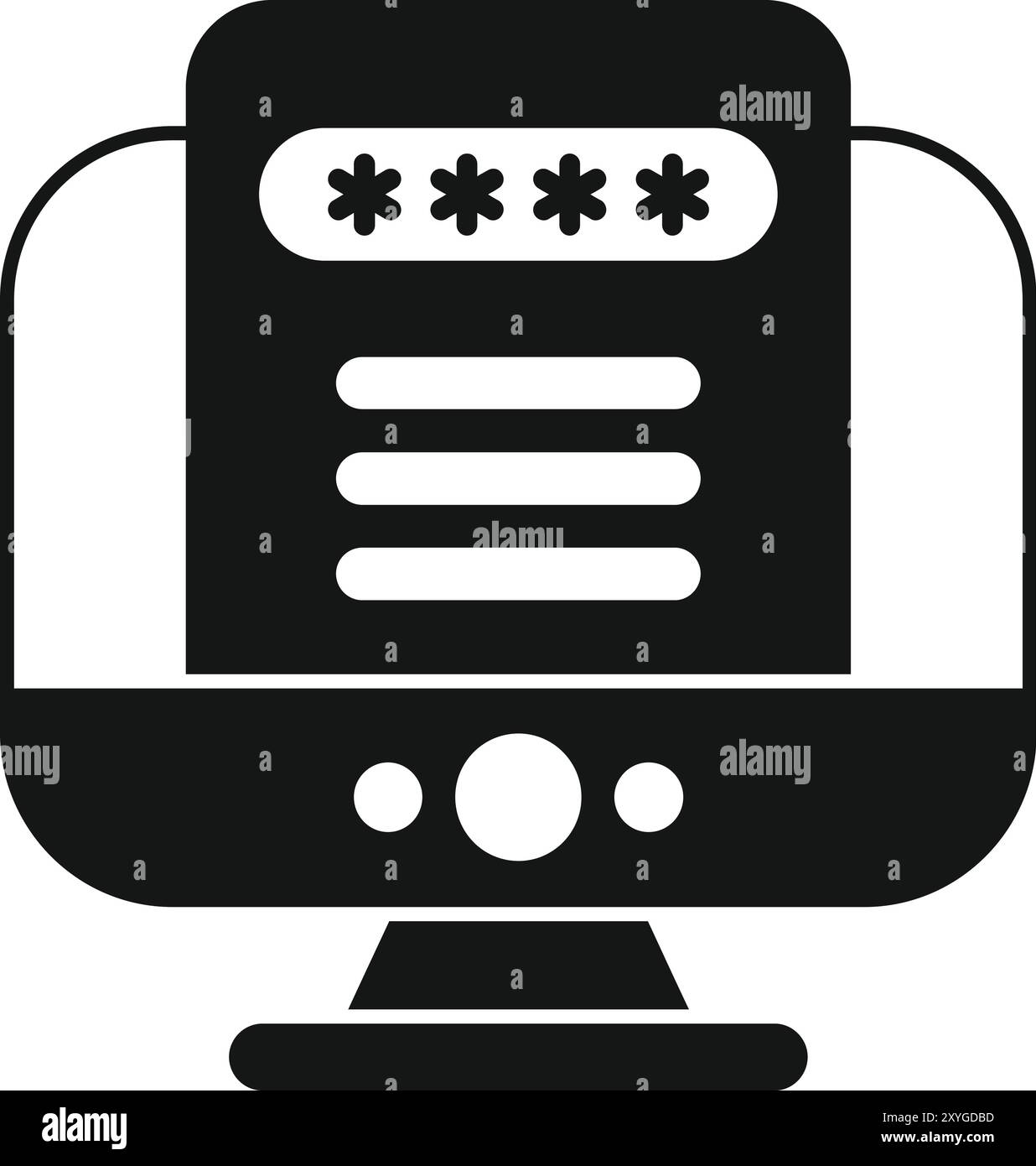 Login form Black and White Stock Photos & Images - Alamy