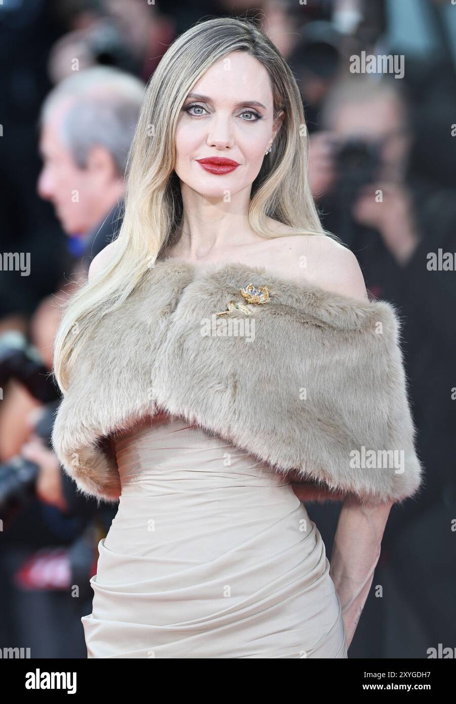 Angelina jolie venice film festival 2024 hi-res stock photography and ...