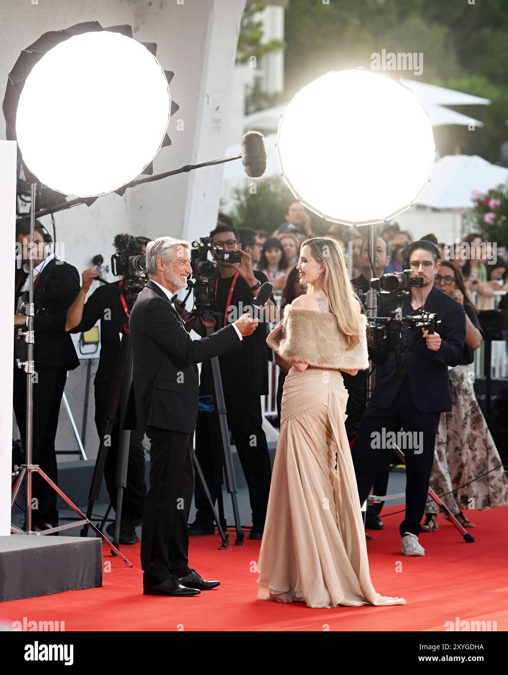 Angelina jolie venice film festival 2024 hi-res stock photography and ...