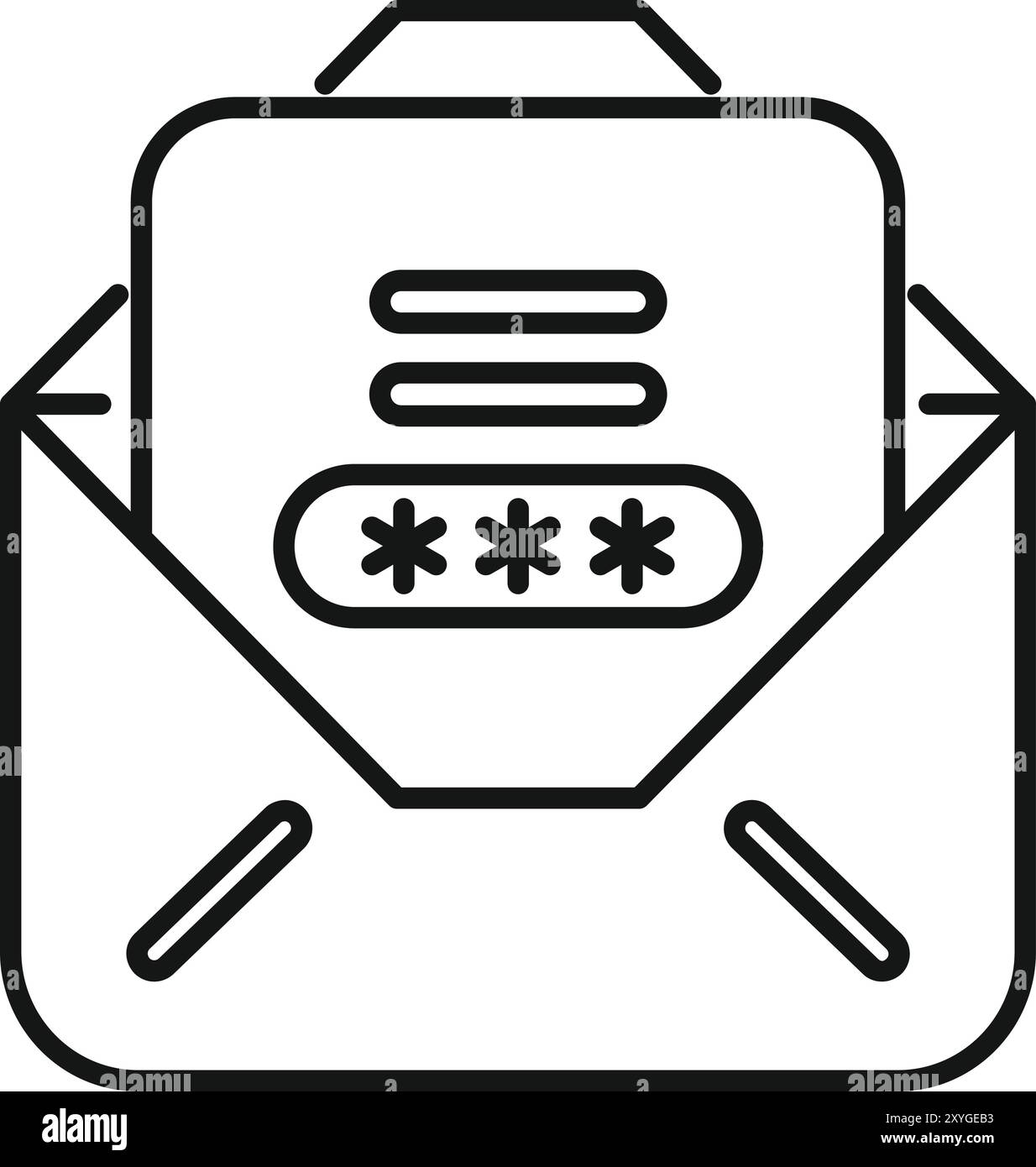 Password manager icon Black and White Stock Photos & Images - Alamy