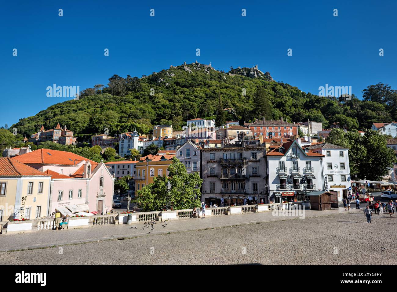 Moorish castle sintra architectural significance hi-res stock ...