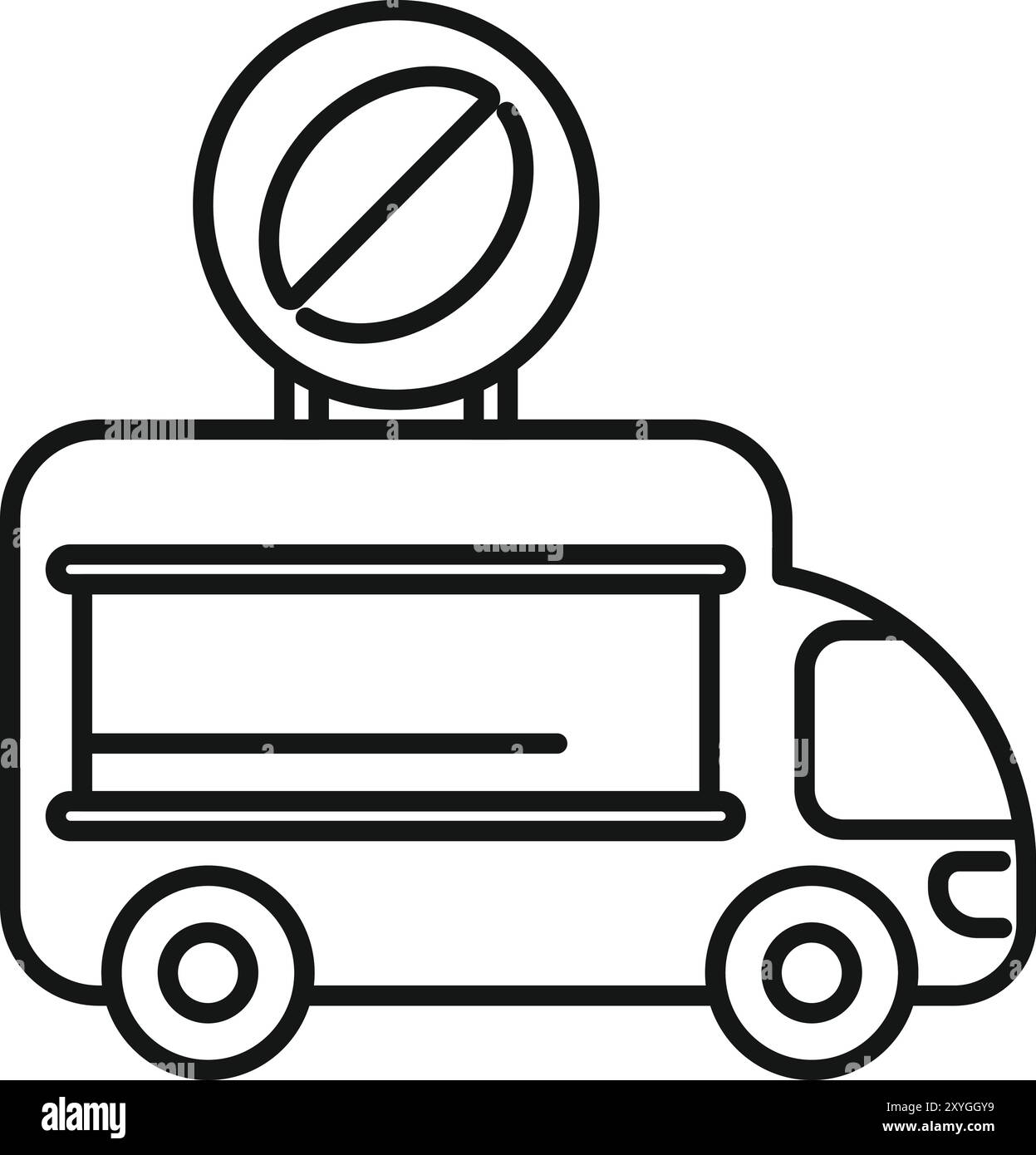 Crossed out sign vector Black and White Stock Photos & Images - Alamy