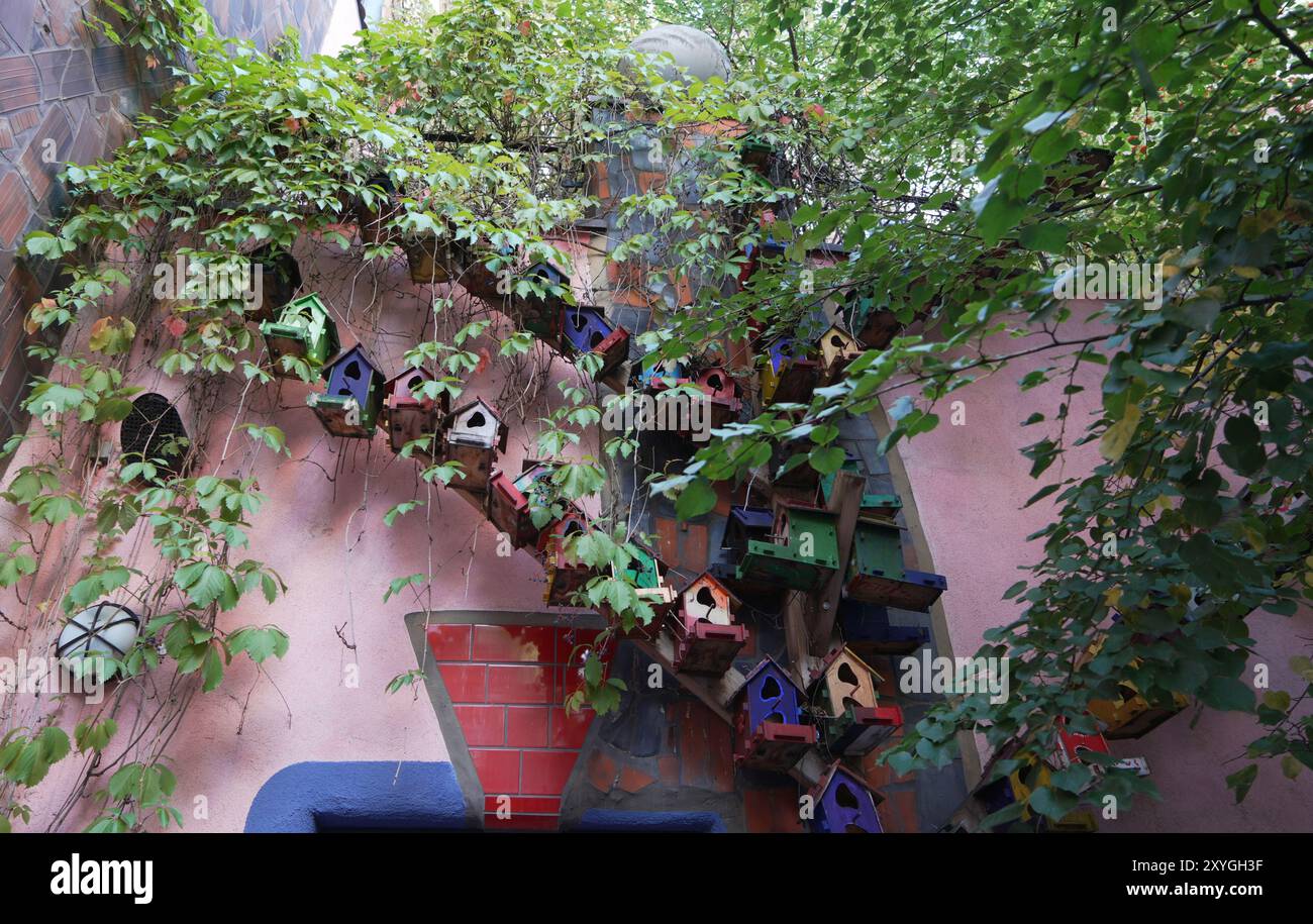 Colorful collection of bird houses hi-res stock photography and images ...