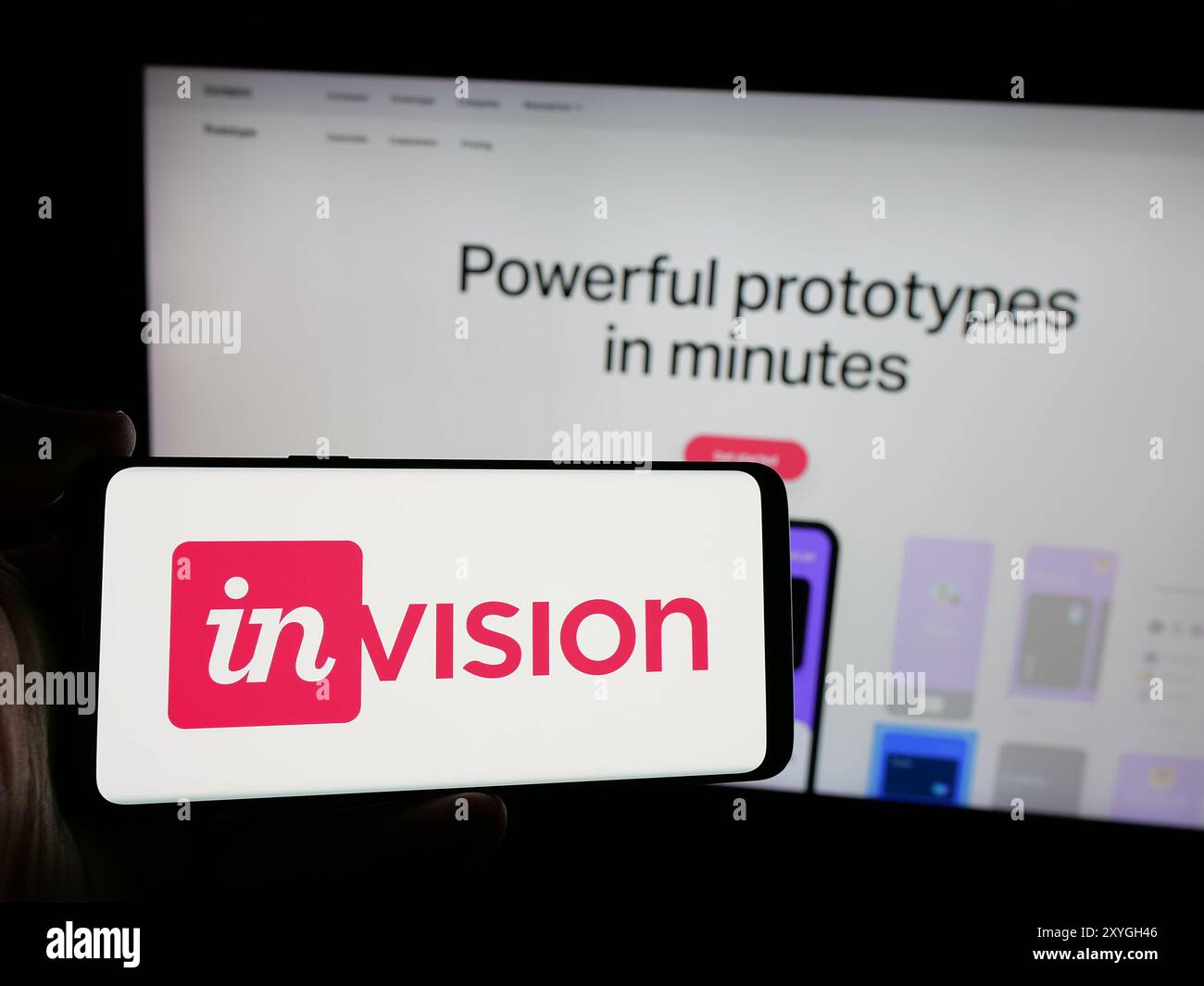 Invision workspace hi-res stock photography and images - Alamy