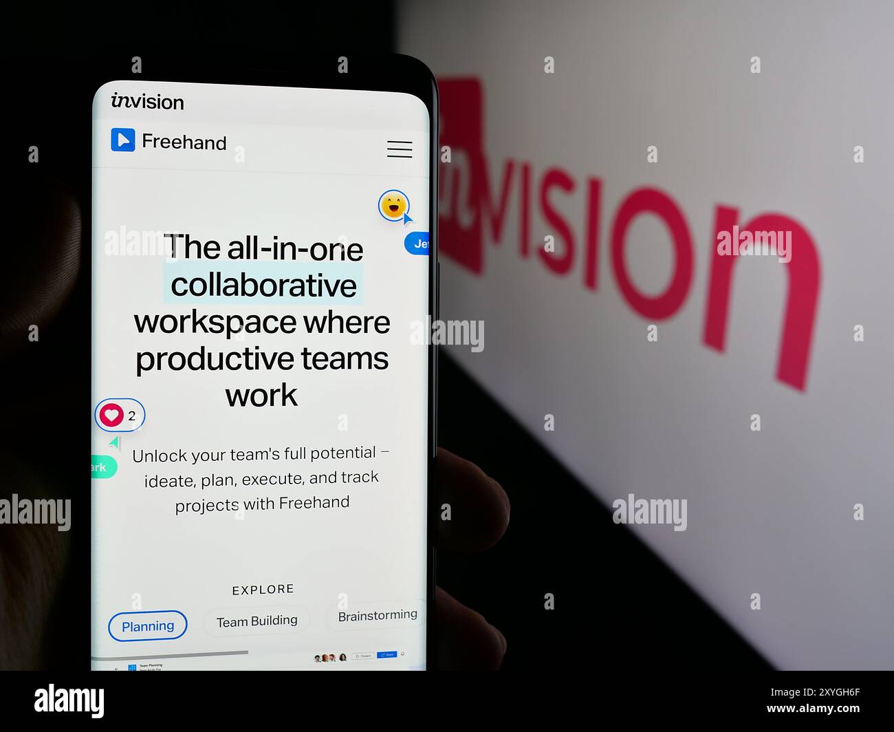 Invision workspace hi-res stock photography and images - Alamy