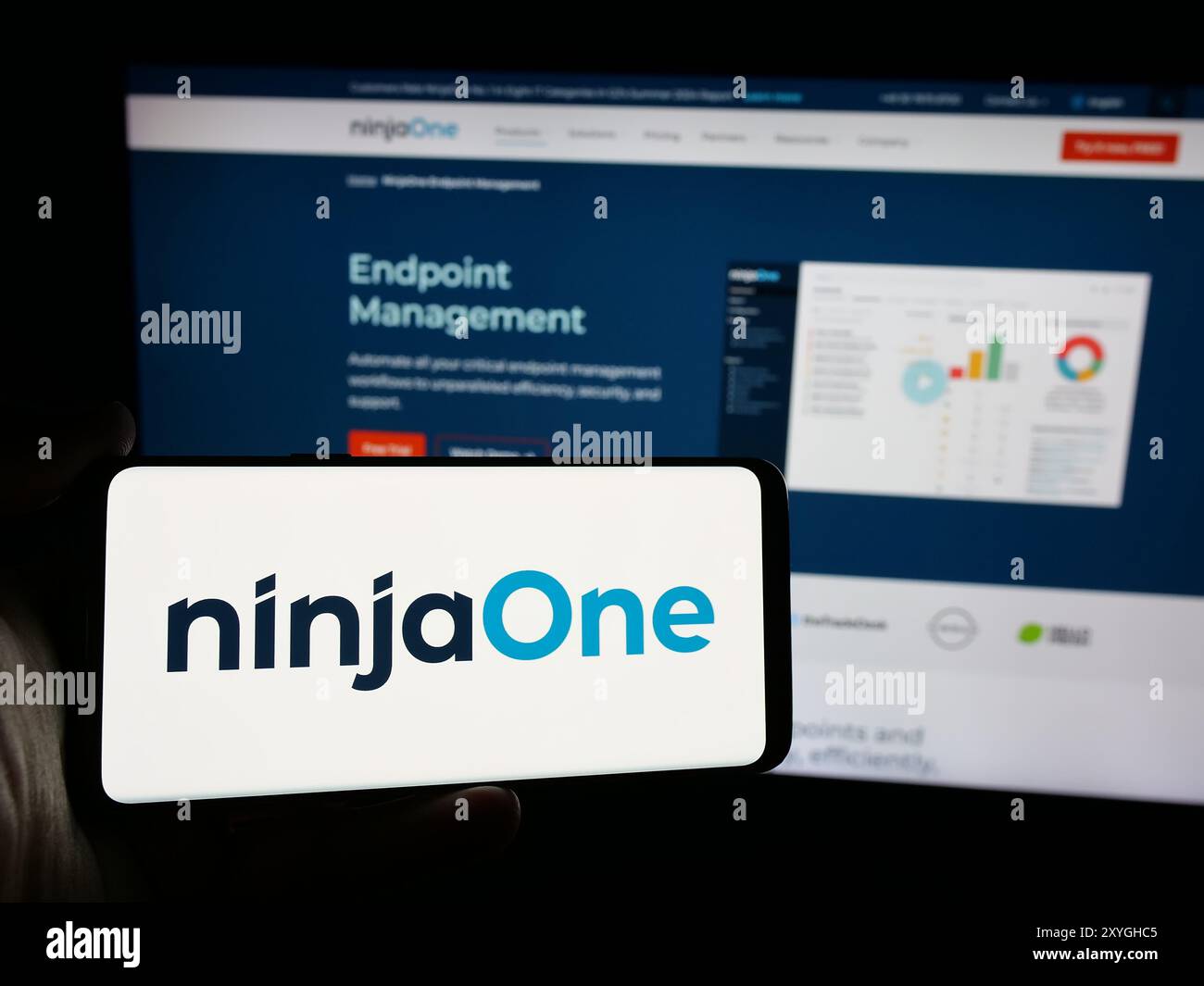 Ninjaone logo hi-res stock photography and images - Alamy