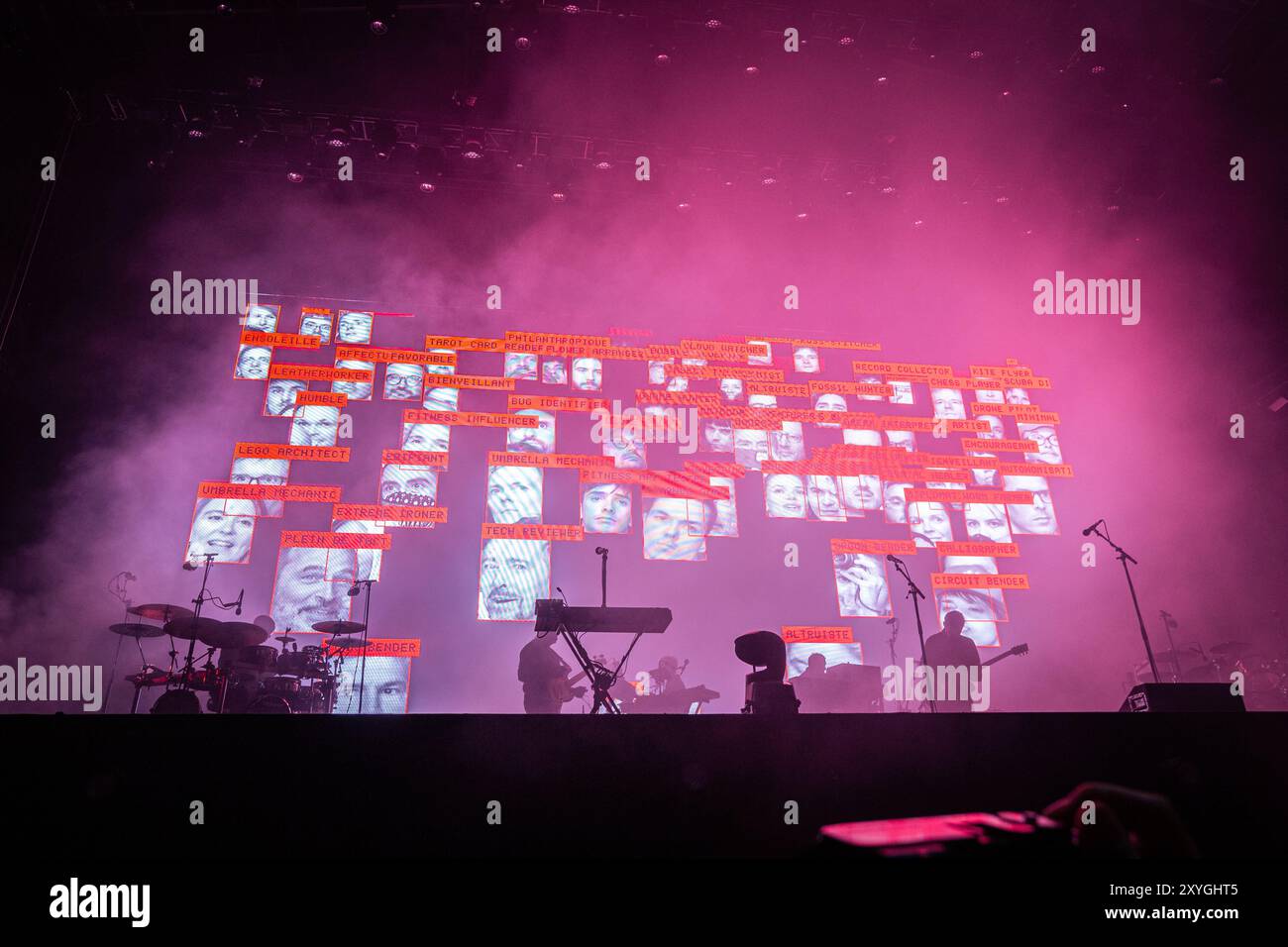 The English band Massive Attack performs live at the Rock en Seine ...