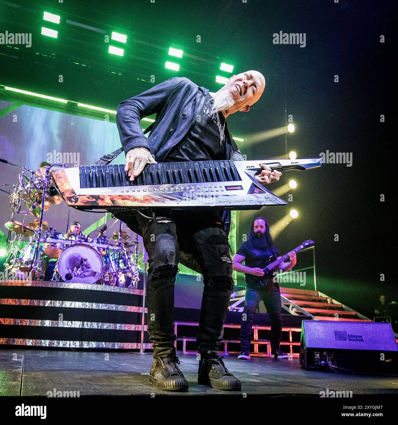 Jordan Rudess of Dream Theater performing live Stock Photo - Alamy