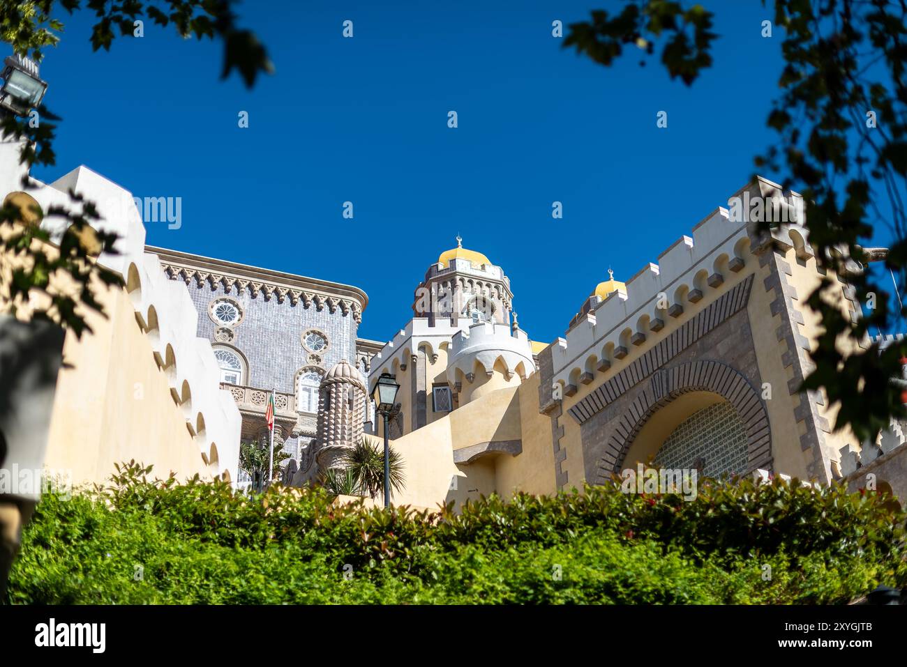 Pena Palace Ramparts Sintra Portugal // SINTRA, Portugal — The ramparts ...