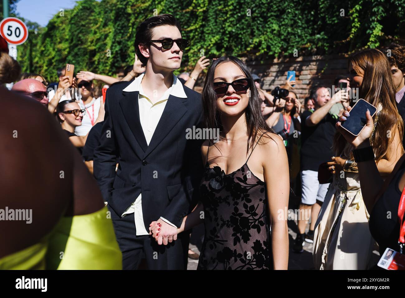 Louis partridge and olivia rodrigo hi-res stock photography and images ...