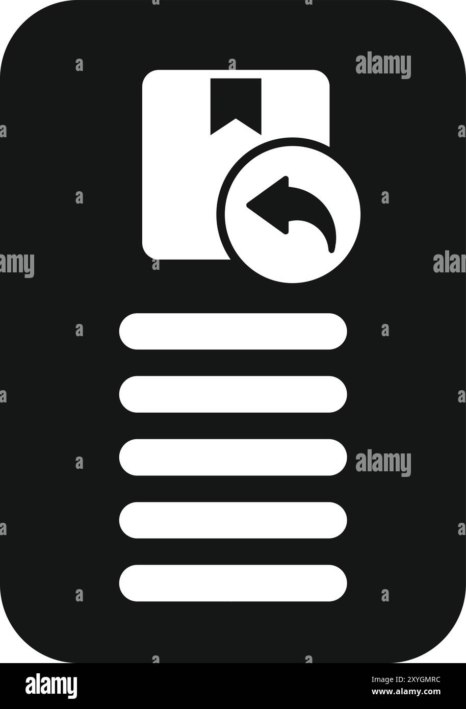 Simple return process icon hi-res stock photography and images - Alamy