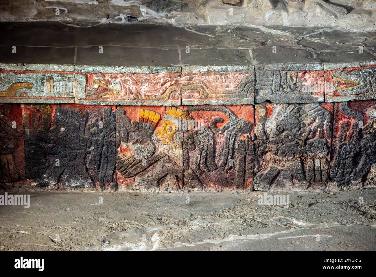 MEXICO CITY, Mexico — Intricately carved and painted banquettes from ...