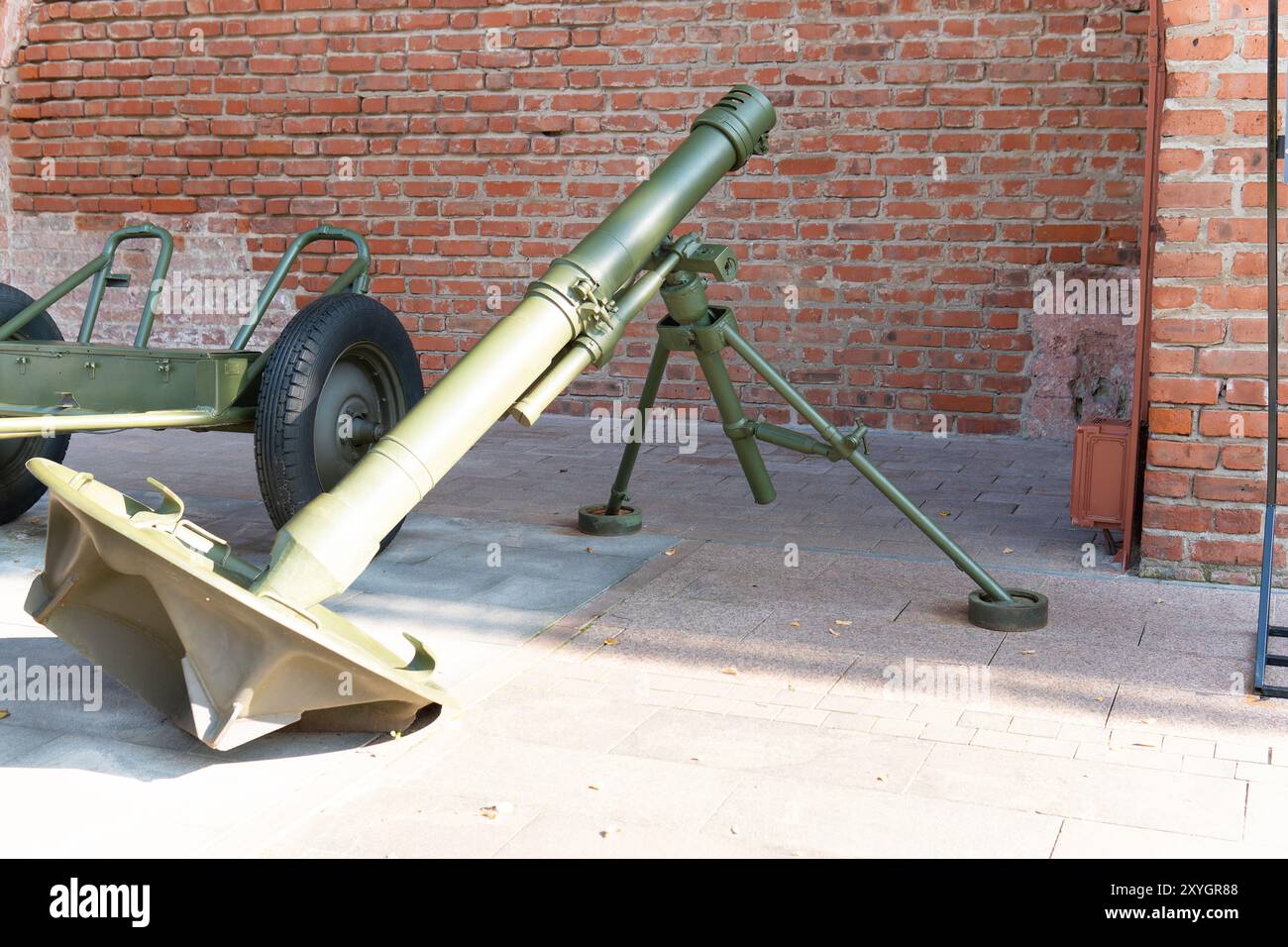 regiment war green explosive combat mortar military gun army ww2 weapon cannon equipment Stock ...