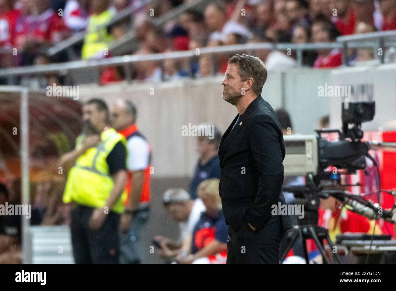 Pal Arne Johansen (BK Haecken, Trainer), GER, FC Heidenheim vs. BK Haecken, Fussball, UEFA ...