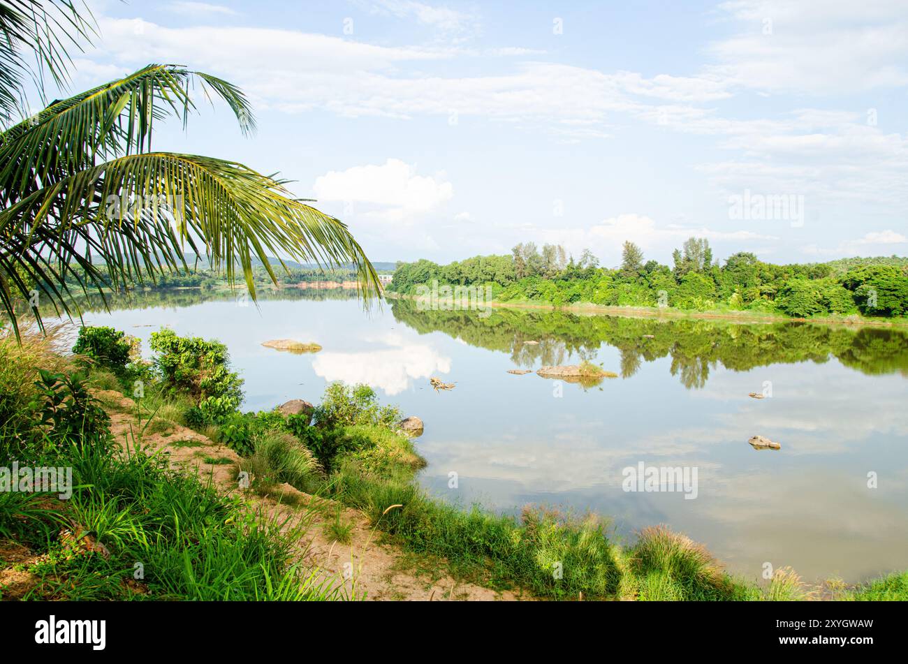 Netravati River at Thumbe in Mangalore, Karnataka, India Stock Photo ...