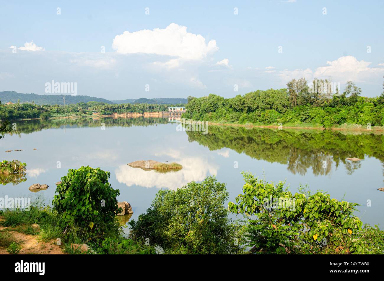 Netravati River at Thumbe in Mangalore, Karnataka, India Stock Photo ...