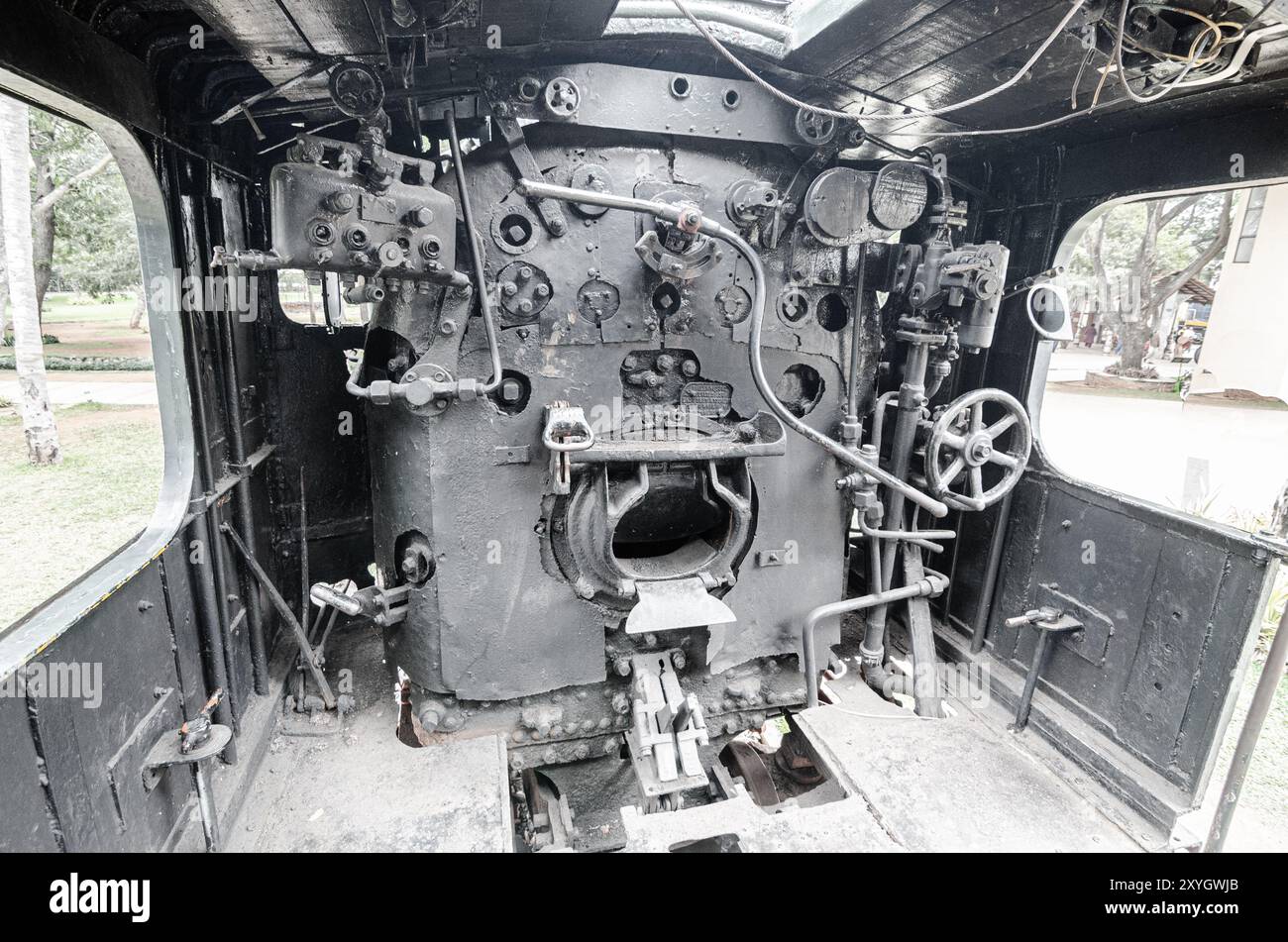 Inside of an old steam locomotive hi-res stock photography and images ...