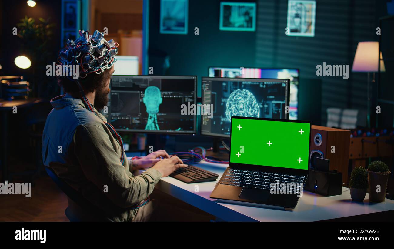 It Admin Coding And Using Eeg Headset To Upload Brain Into Green Screen