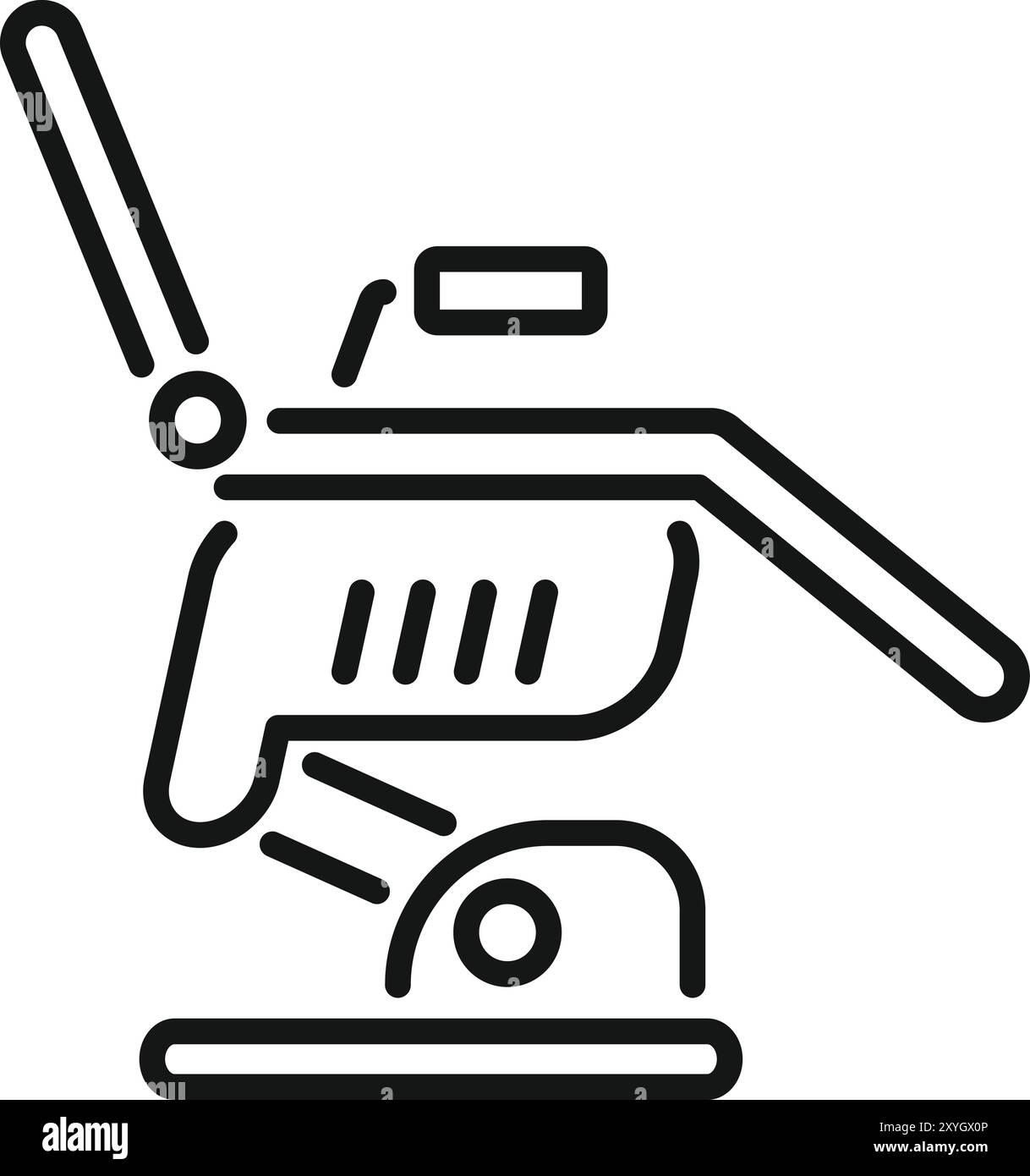 Female patient and doctor smear Black and White Stock Photos & Images ...