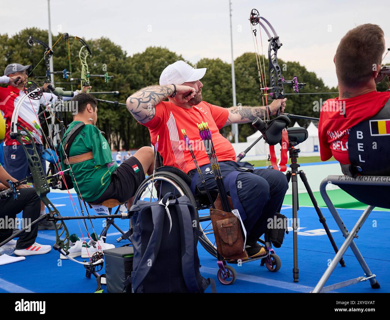 29th August, 2024, Paris, France. Nathan Maqueen of Great Britain in ...