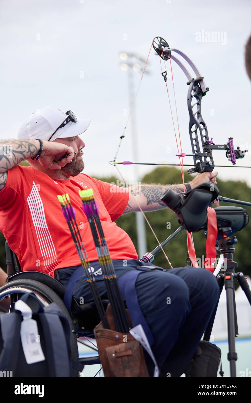 29th August, 2024, Paris, France. Nathan Maqueen of Great Britain in ...