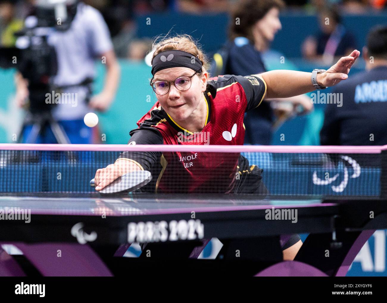 PARIS, FRANCE - AUGUST 29: Stephanie GREBE (GER) startclass WK6 and ...