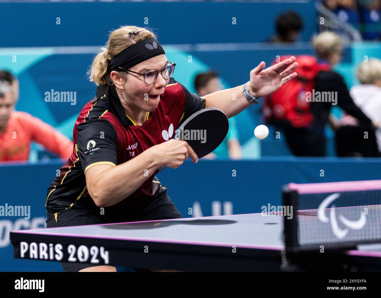 PARIS, FRANCE - AUGUST 29: Stephanie GREBE (GER) startclass WK6 and ...