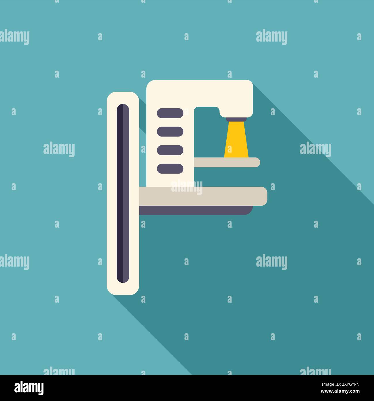 X ray machine generating radiation, used for medical imaging to assist ...