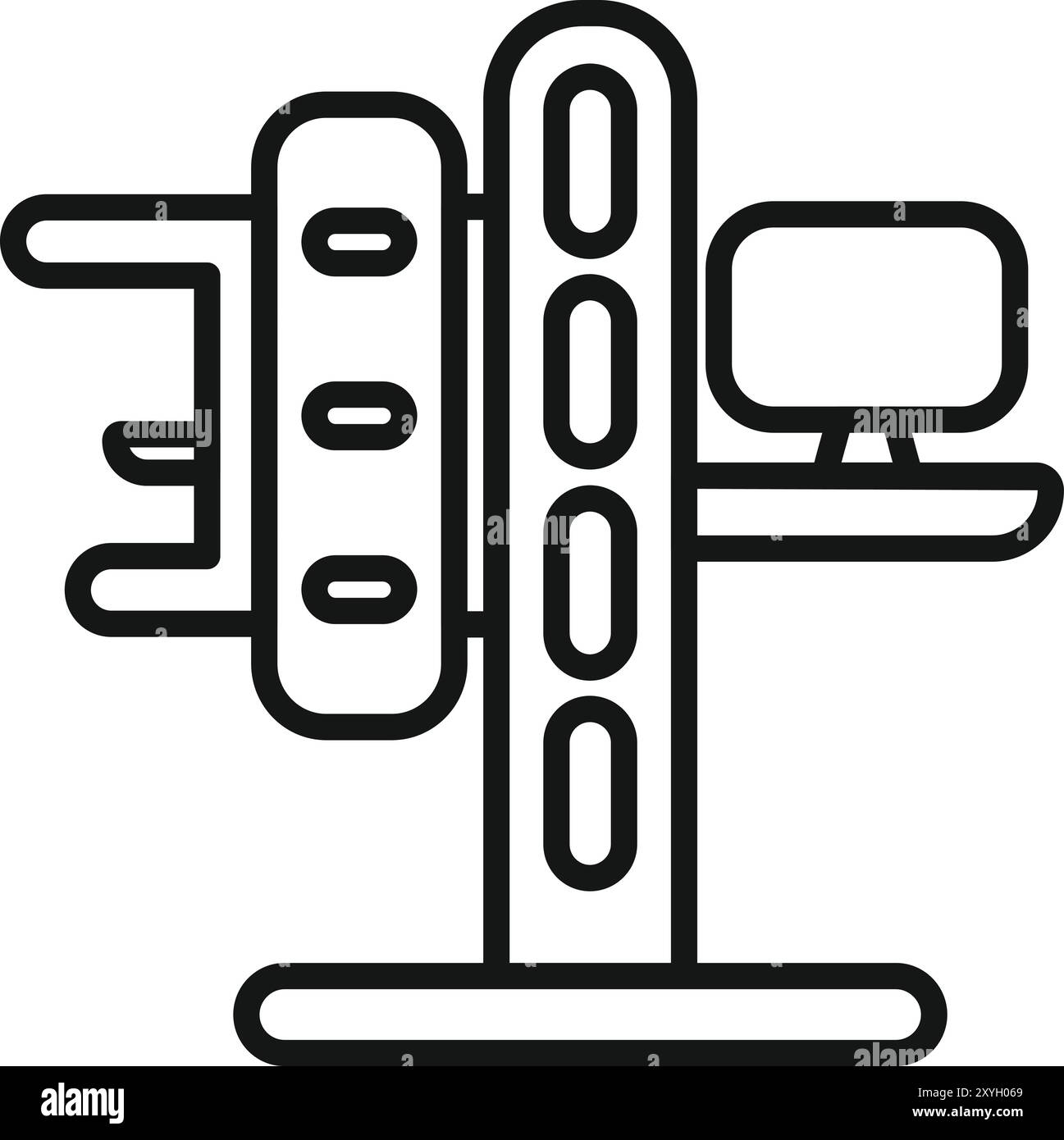 Car alignment platform Stock Vector Images - Alamy